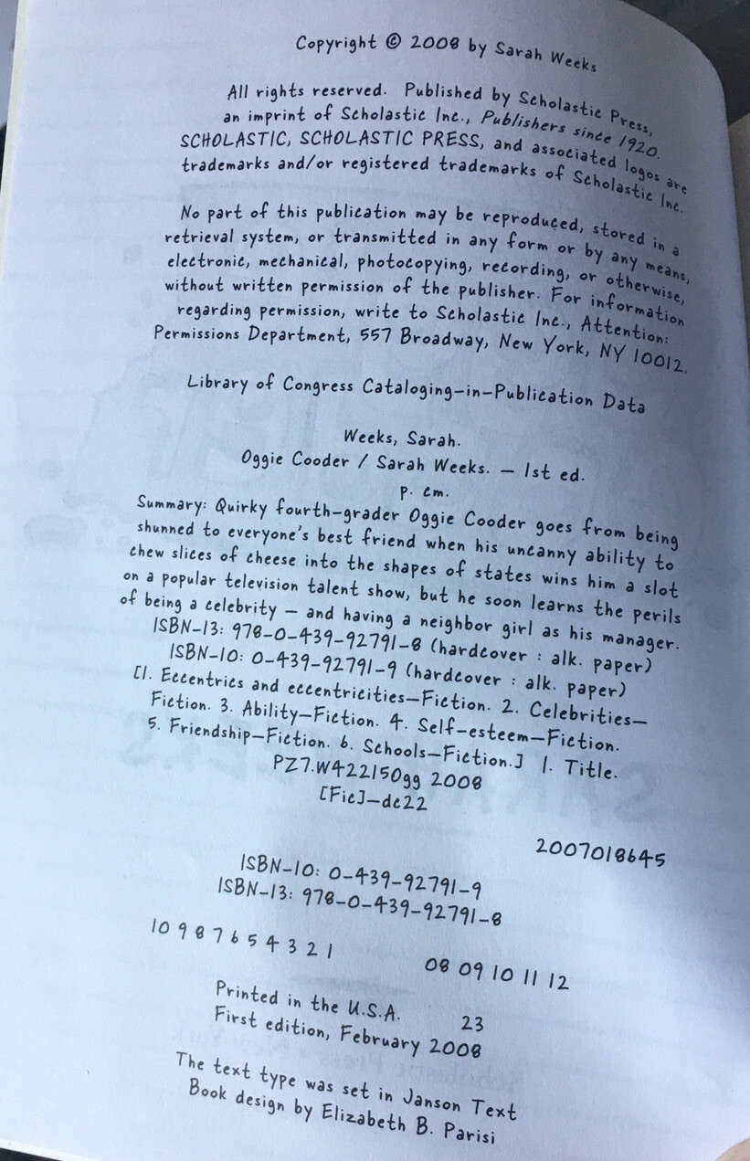 Oggie Cooder by Sarah Weeks (2009, Digest Paperback) for sale online | eBay