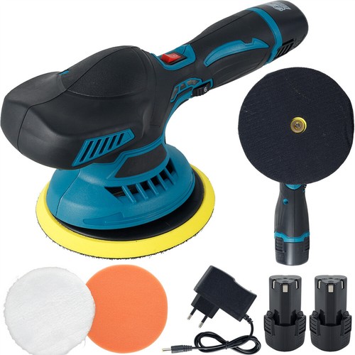 Portable Brushless Polisher with 6 Variable Speed Buffer Kit Cordless ...