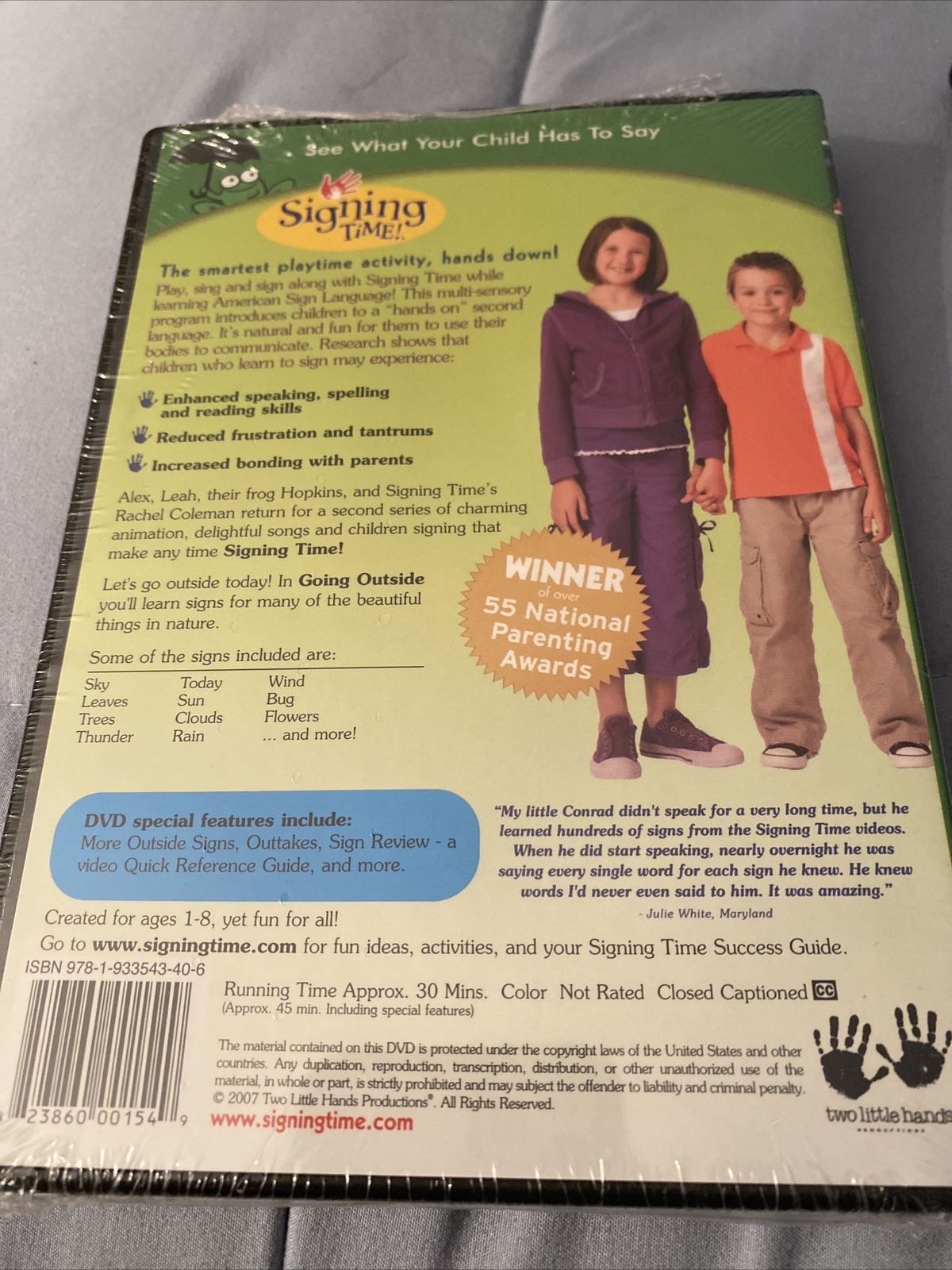 Signing Time Series Two Vol. 5 - Going Outside (DVD, 2008) for sale ...