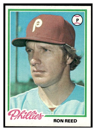 1978 Topps 472 Ron Reed Philadelphia Phillies | eBay