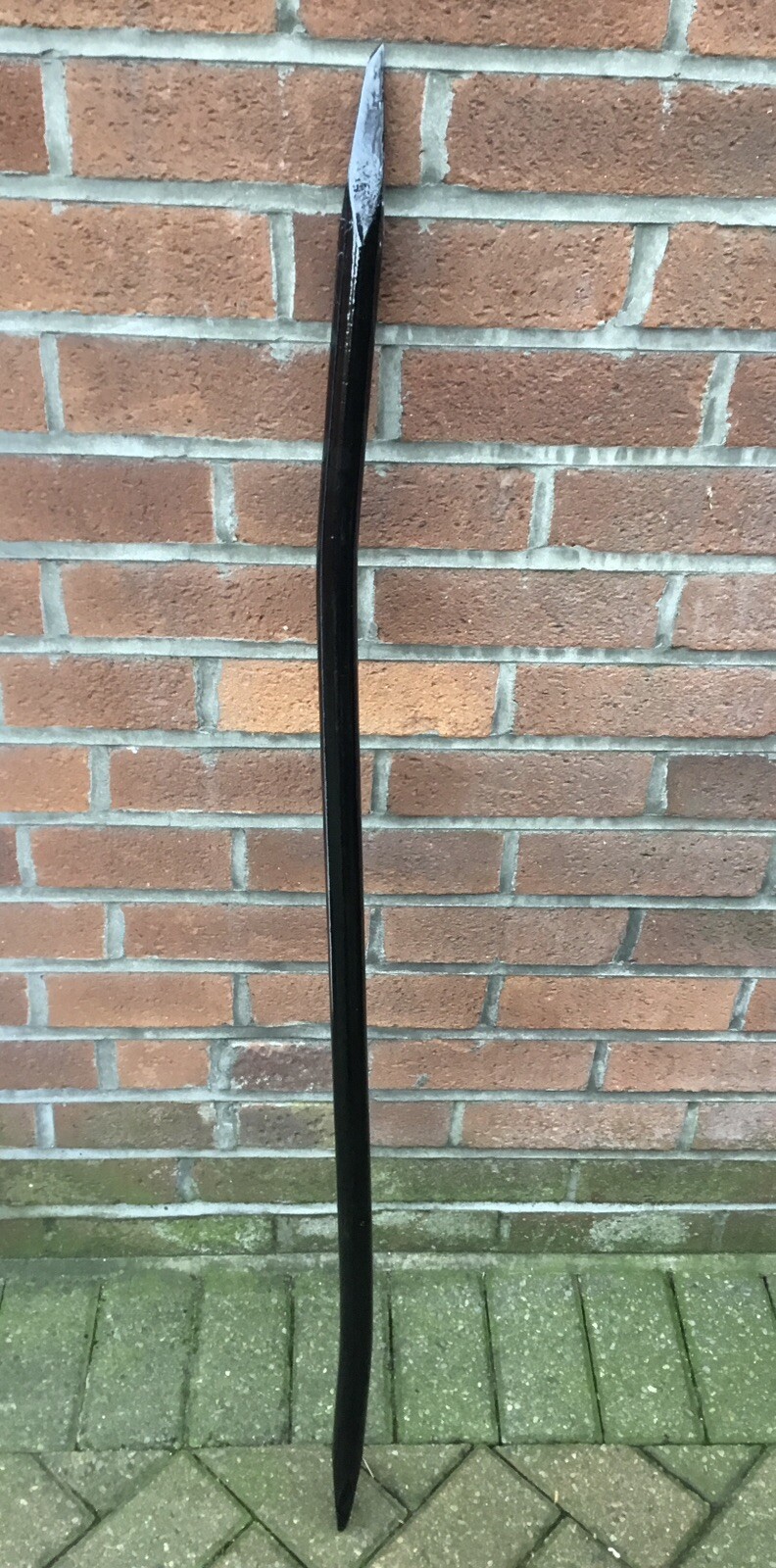 **WRECKING BAR/CROWBAR 48” LONG, 1.25” DIAMETER BAR. RESHARPENED** GC ...