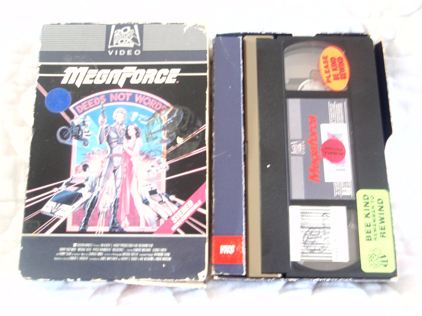 MEGAFORCE VHS BIG BOX 80'S SCI-FI ACTION HAL NEEDHAM BARRY BOSTWICK ...