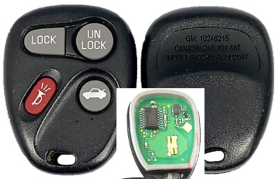 1 OEM ABO0204T 10246215 Pontiac Grand Prix keyless remote control car ...