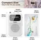 Portable Radio Mini AM FM Pocket Transistor Radio with Excellent ...