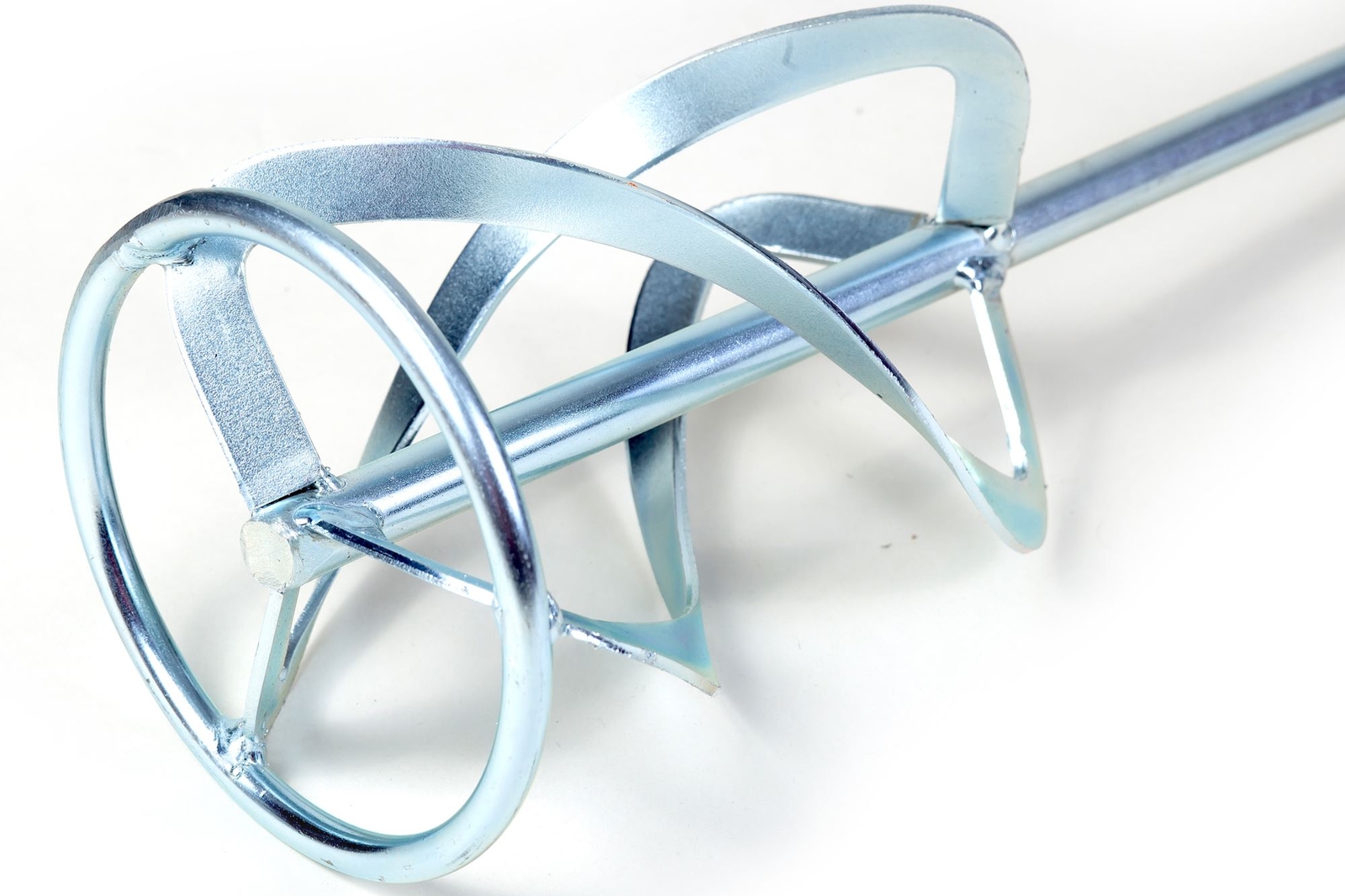 M14 mixing paddle mixer 120x600mm 3 Blade Threaded shank Galvanised ...