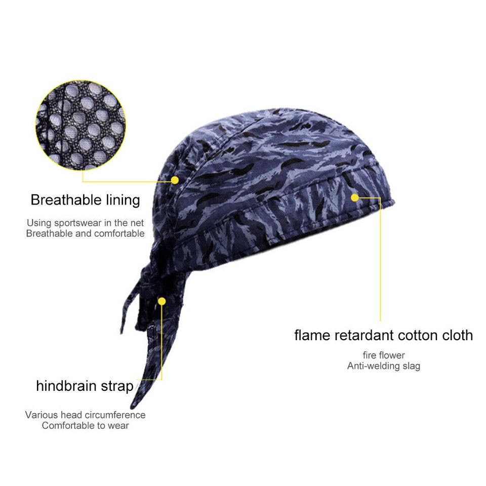 Welding Welder Protective Hat Cap Scarf Welders Flame Retardant Fabric ...