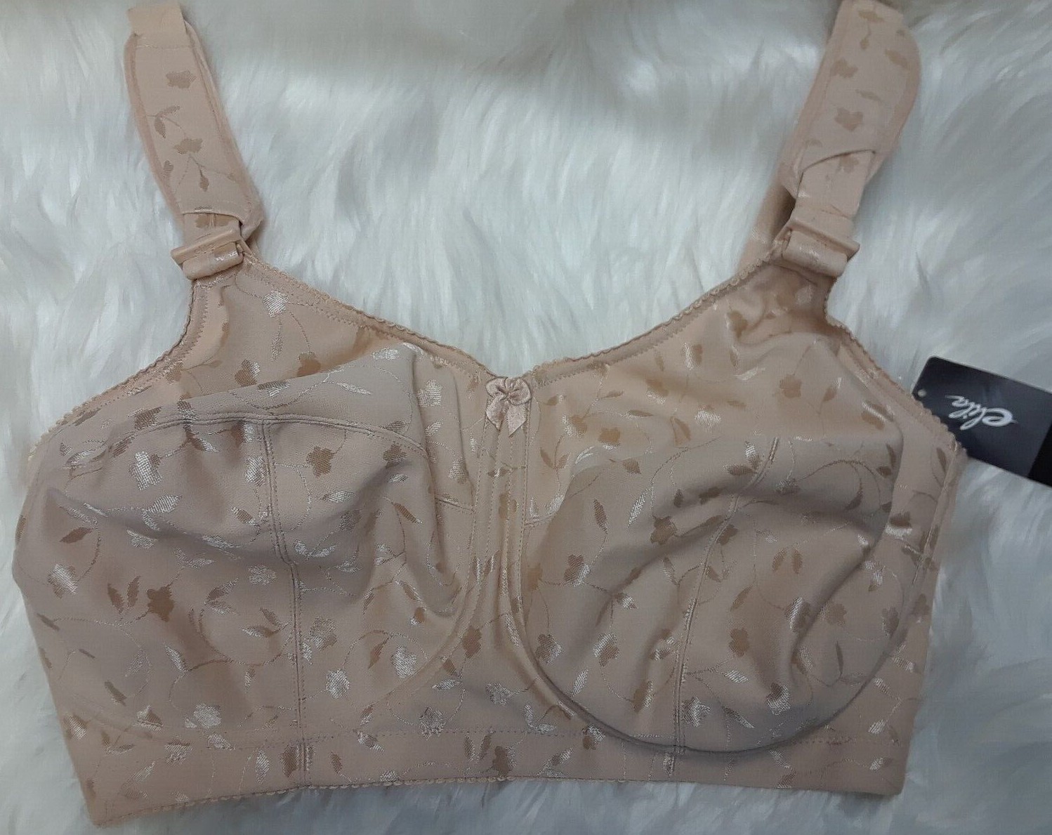 ELILA Jacquard WIRELESS Softcup Bra w/CUSHION Straps 1305 [CHOOSE] *New ...