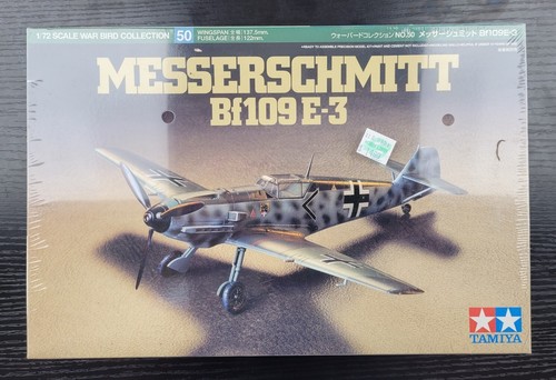 Tamiya War Bird Collection #60750 Messerschmitt Bf109E-3 1:72 Model Kit ...