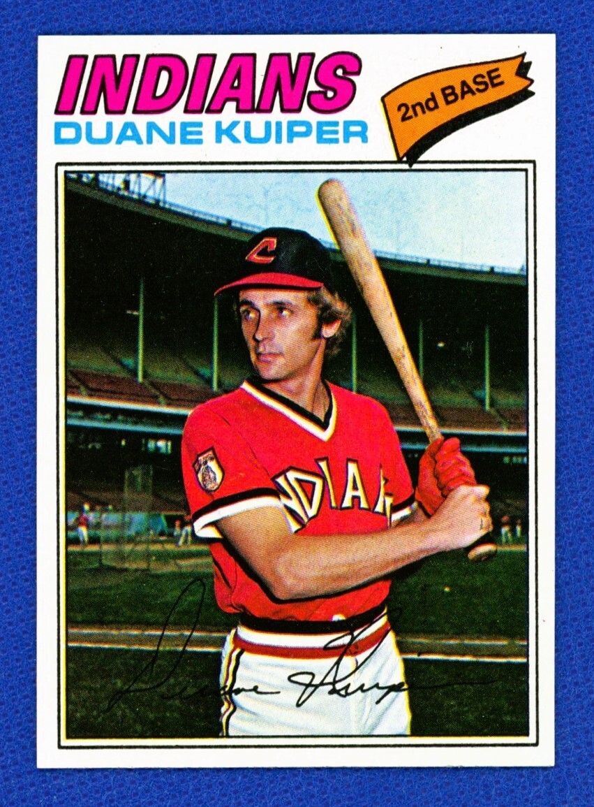 1977 Topps Set-Break # 85 Duane Kuiper Cleveland Indians NRMT .99 ...
