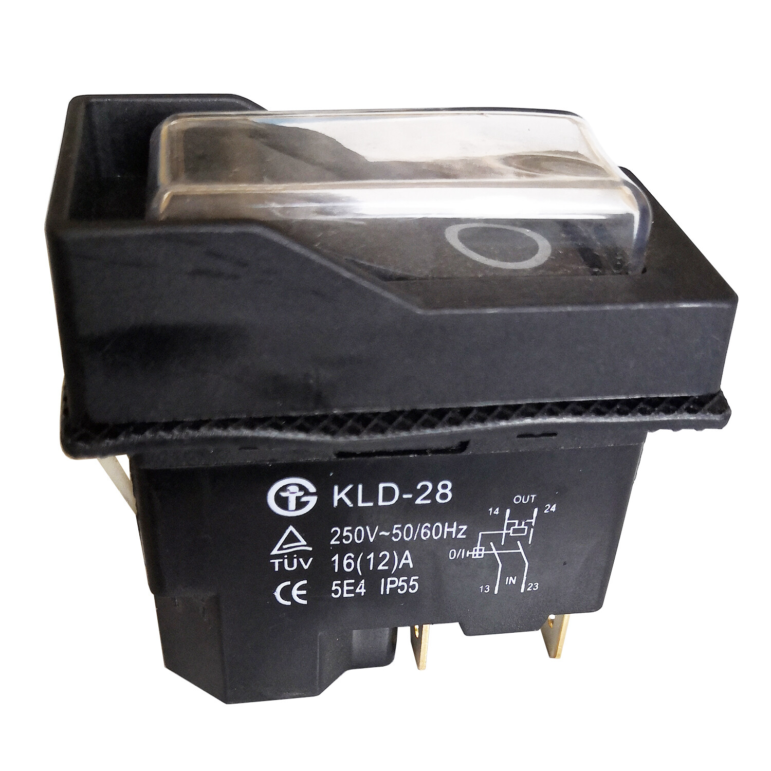 KLD-28 Interrupteur à Bouton-Poussoir Électromagnétique Étanche pour ...