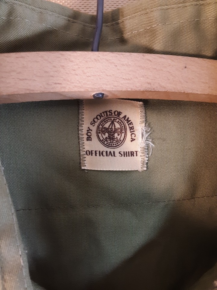 Vintage Senior Boy Scout Shirt BSA Instructor Uniform Size Large ND ...