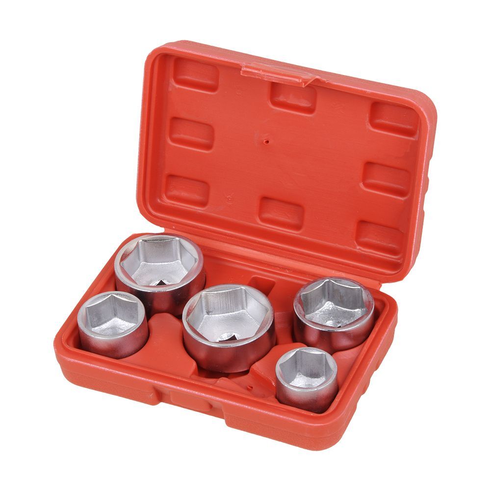 5Pcs/set Oil Filter Cap Socket Wrench Removal Tool For VW Audi Ford ...