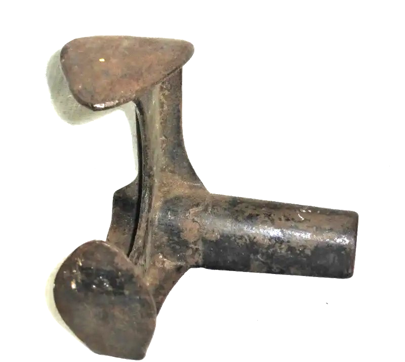 Antique CAST Iron THREE FOOTED SHOE GOBBLER Anvil Tool Boat Anchor Door ...