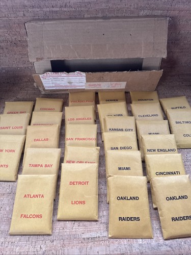 Original Box 27 Teams APBA FOOTBALL TEAM CARDS SETS NOS Game | eBay