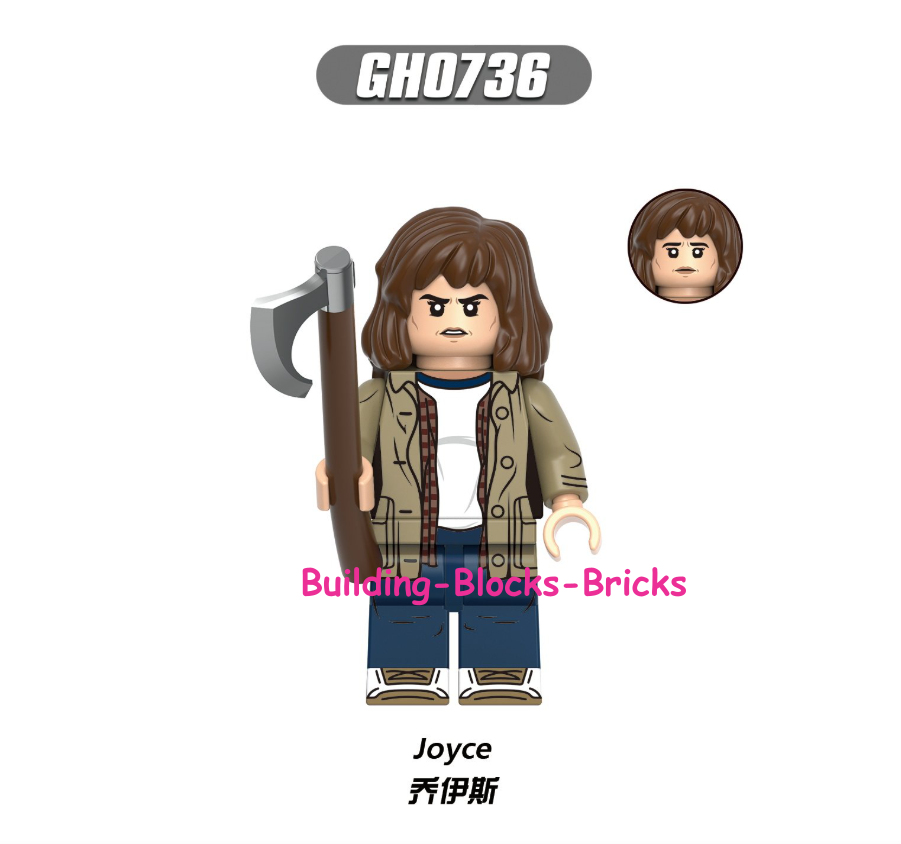 8pc Minifigure Stranger Things The Upside Down Holly Hopper Robin Lucas ...