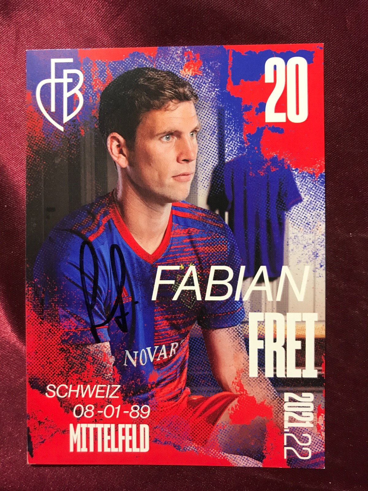 Autogramm FABIAN FREI-FC Basel 21/22-NS SCHWEIZ-Ex-Mainz 05/FC St ...