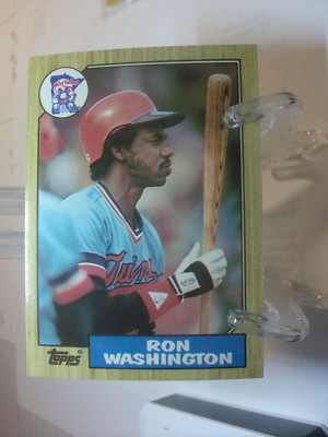 1987 Topps Collector's Tiffany #169 - Ron Washington - Minnesota Twins ...