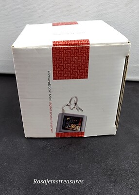 Brookstone Picture Book Mini Digital Photo Keychain Rechargeable ...