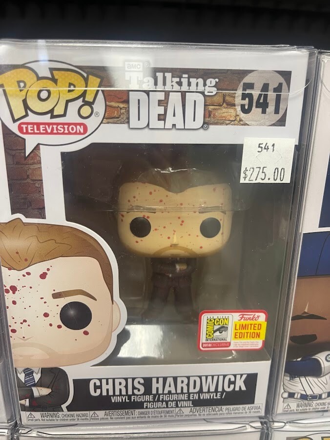 Funko Pop Television 541 Chris Hardwick Bloody Con Sticker SDCC ...