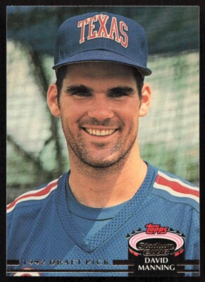 1993 Topps Stadium Club Murphy Draft Pick #198 David Manning Rookie ...