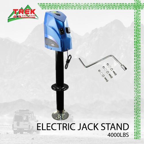 12V ELECTRIC POWER TRAILER JACK FRAME MOTORISED JOCKEY LEG STAND ...