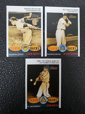 2003 Topps Heritage F4 Stan Musial St. Louis Cardinals flashbacks Plus ...