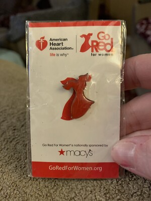 American Heart Association Red Dress Lapel Pin (GW2) | eBay