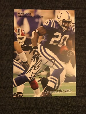Mike Doss Indianapolis Colts Signed Handout Card | eBay