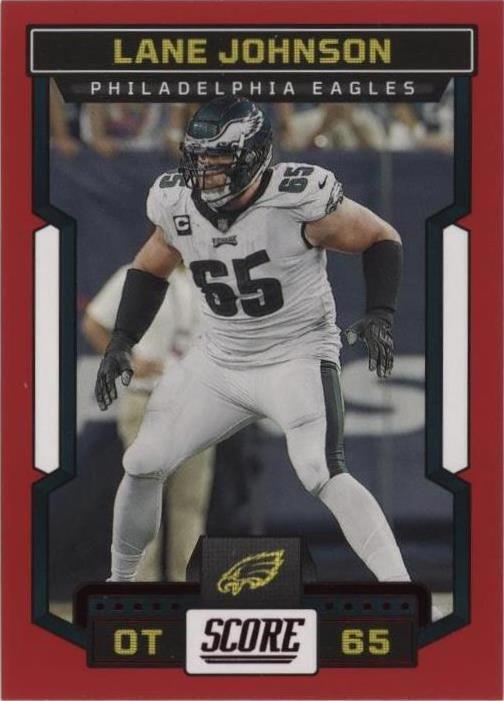 2023 Score - Lane Johnson #250 Red for sale online | eBay