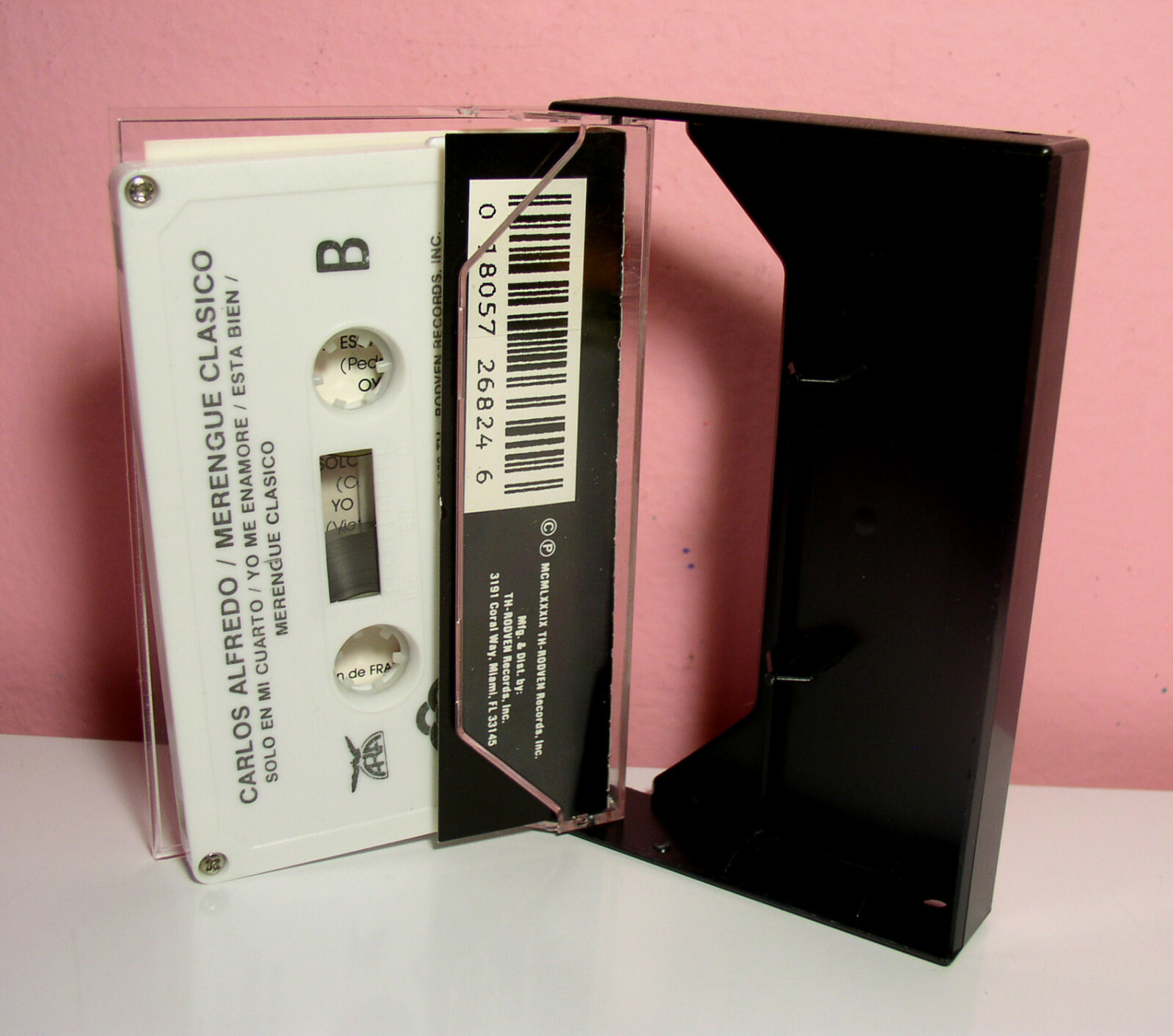 TH-Rodven Records Inc Carlos Alfredo Merengue Clasico Cassette Very ...