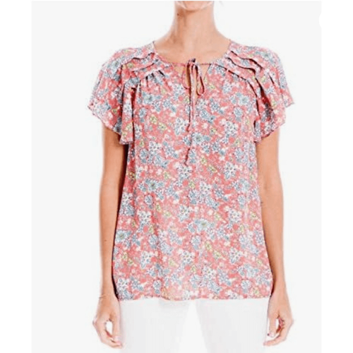 max-studio-pink-floral-shirt-size-medium-ebay