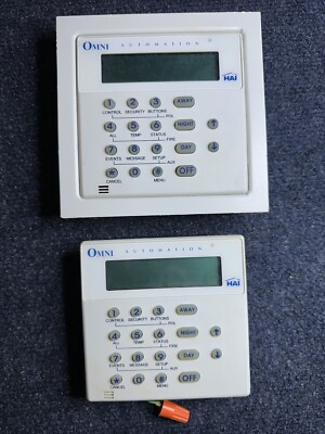 QTY 2 HAI Leviton Omni 11A01-1 Rev A Home Automation Keypad | eBay