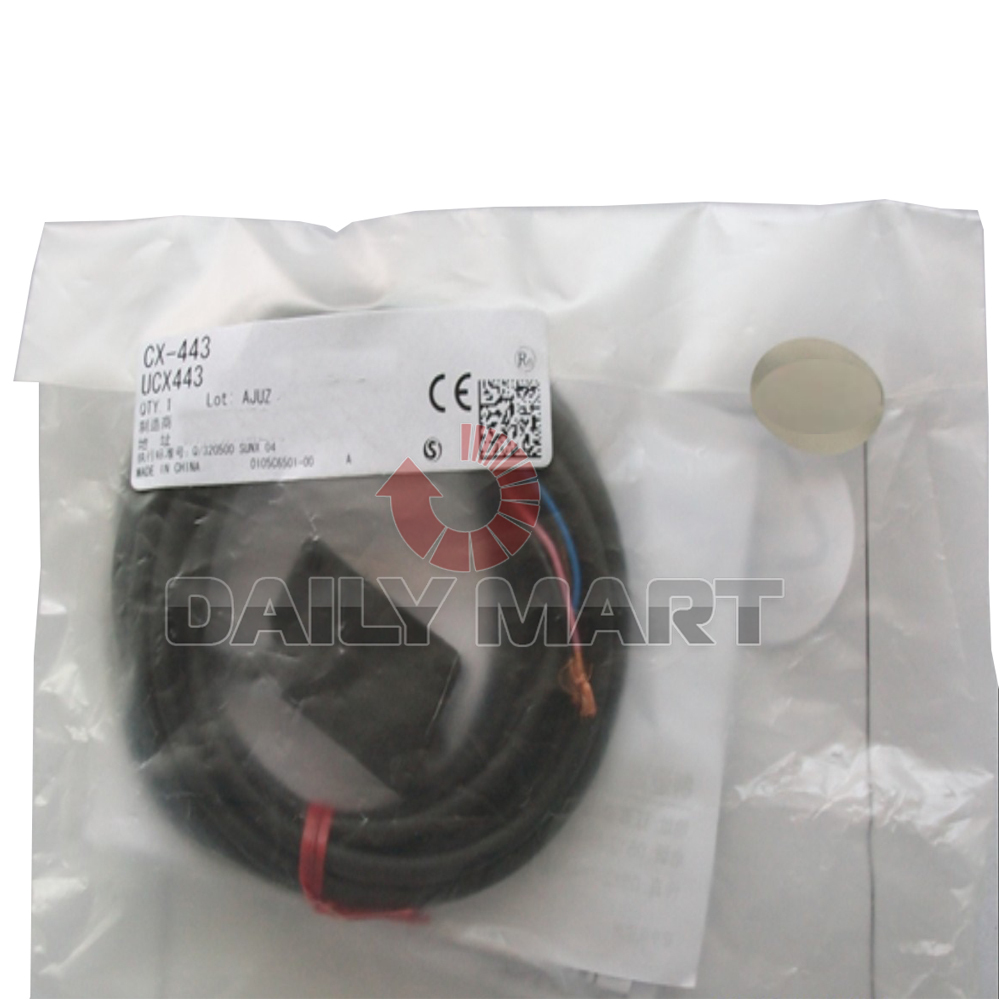 New Panasonic Sunx CX-443 Through Beam 2~50mm Red LED NPN Photoelectric ...