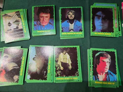 INCREDIBLE HULK complete set with stickers TOPPS 1979 | eBay