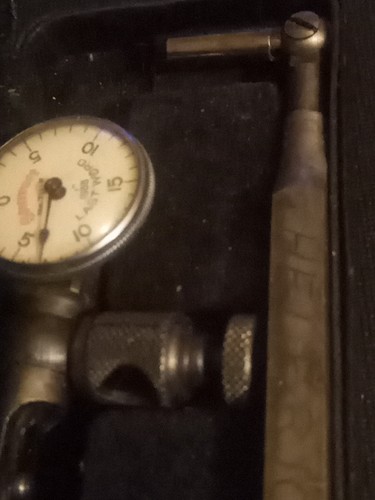 Vintage Starrett No. 711-F Last Word Universal Test Dial Indicator With ...