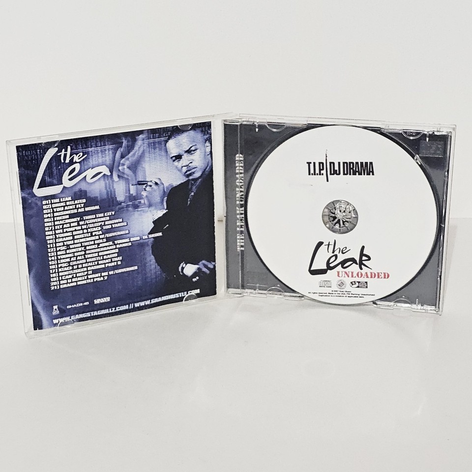 T.I.P. And DJ DRAMA The Leak Promo CD Gangsta Grillz Rap Album T.I. OOP ...