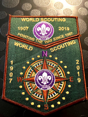 OA WORLD SCOUTING 1907-2010 BROWN BORDER TWO PIECE SET | eBay
