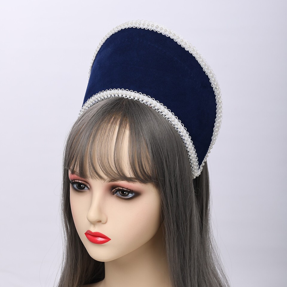 Renaissance Women Tudor Headpiece Medieval Royal French Hood Coronet ...