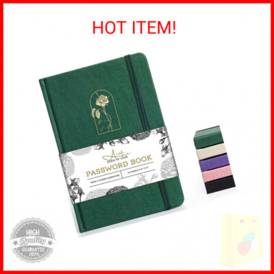 Molekaus Password Book Password Books for Seniors.Medium Size Password ...