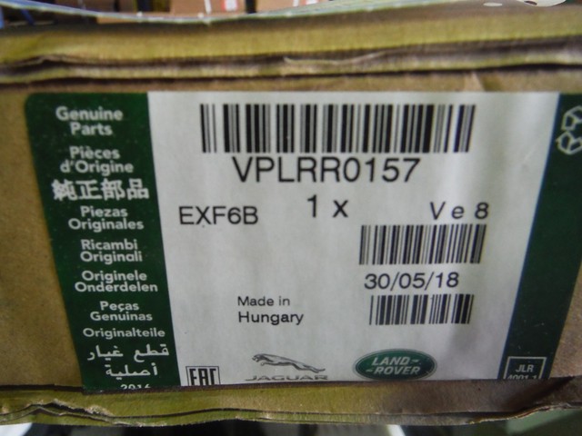 Genuine Land Rover Discovery 5 Black Roof Rails and Finishers Kit Part ...