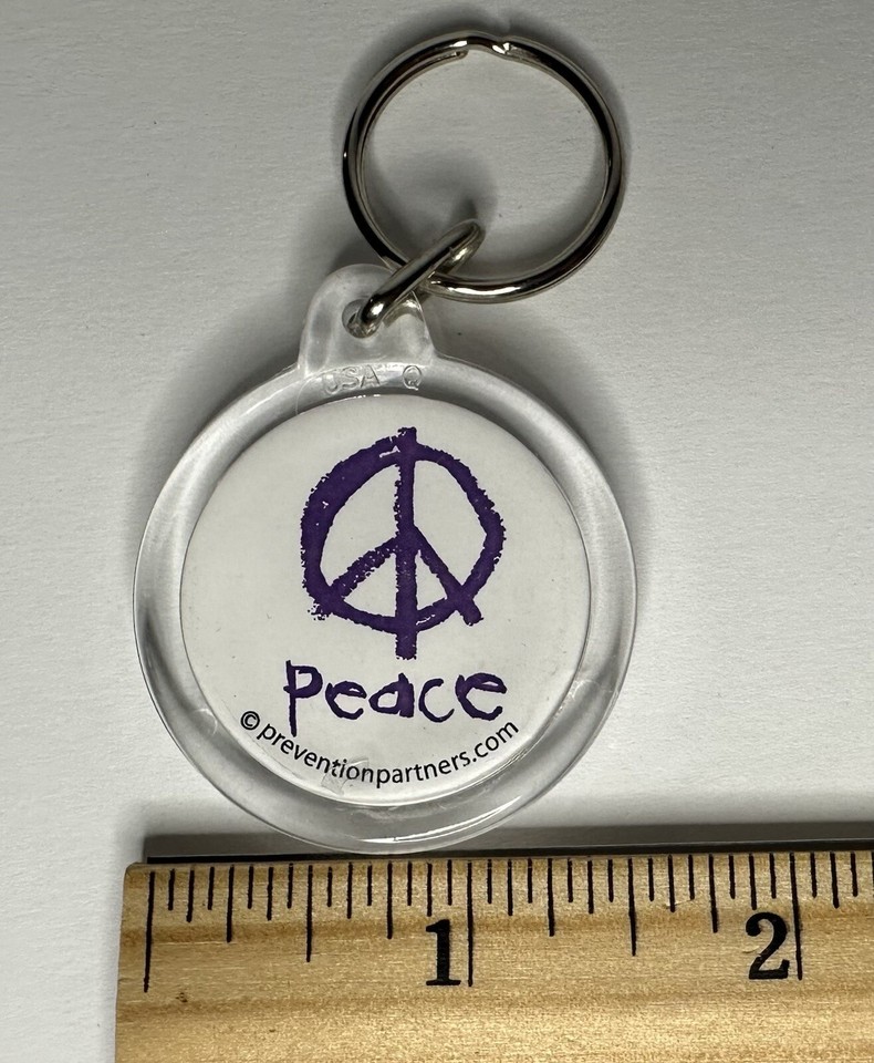Peace Sign Keychain Lot Of 7 | eBay