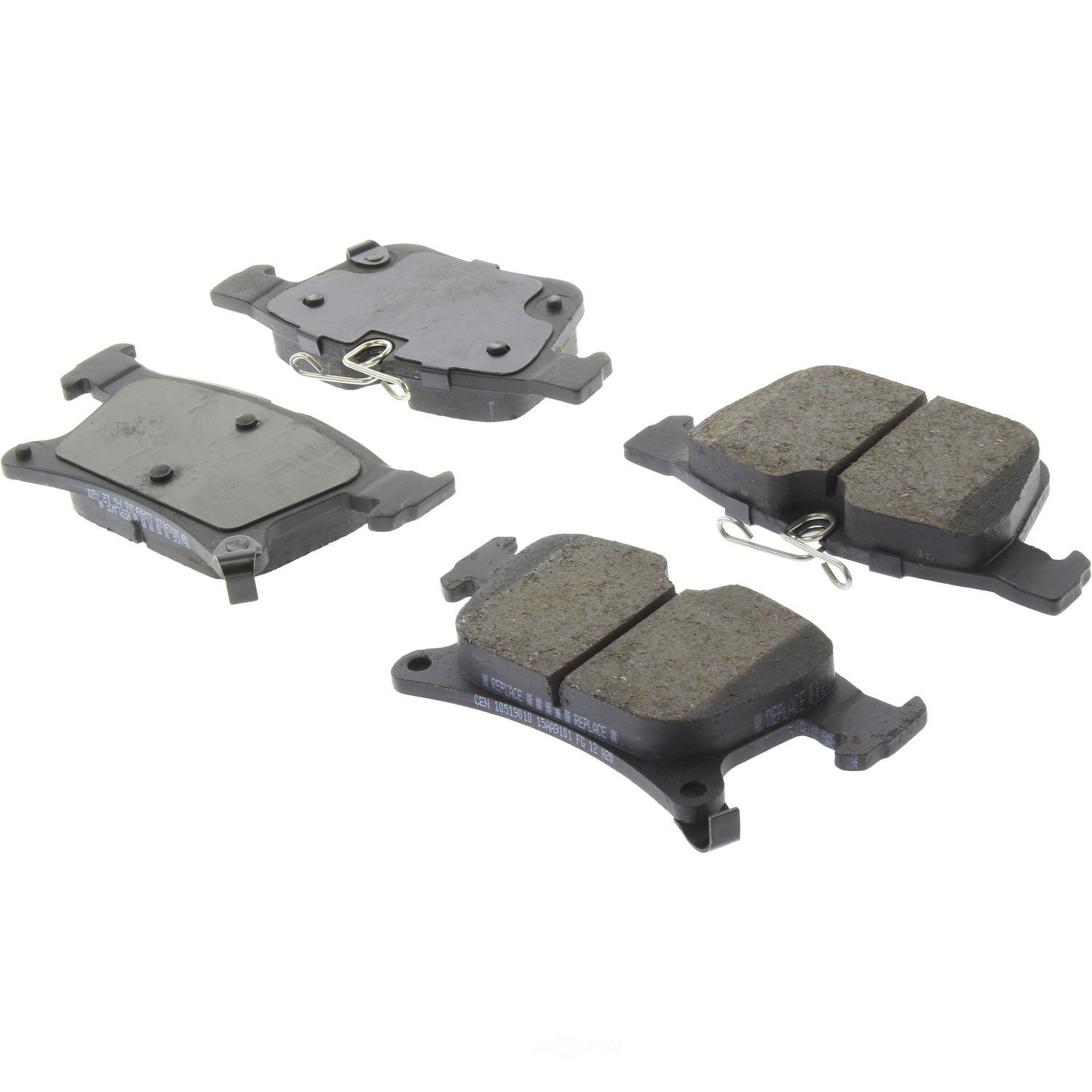 Rr Super Prem Ceramic Brake Pads Centric Parts 105.19010 | eBay