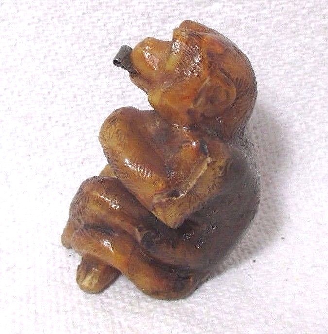 Full size Antique MONKEY TAPE MEASURE;FIGURAL,celluloid c1920's ...