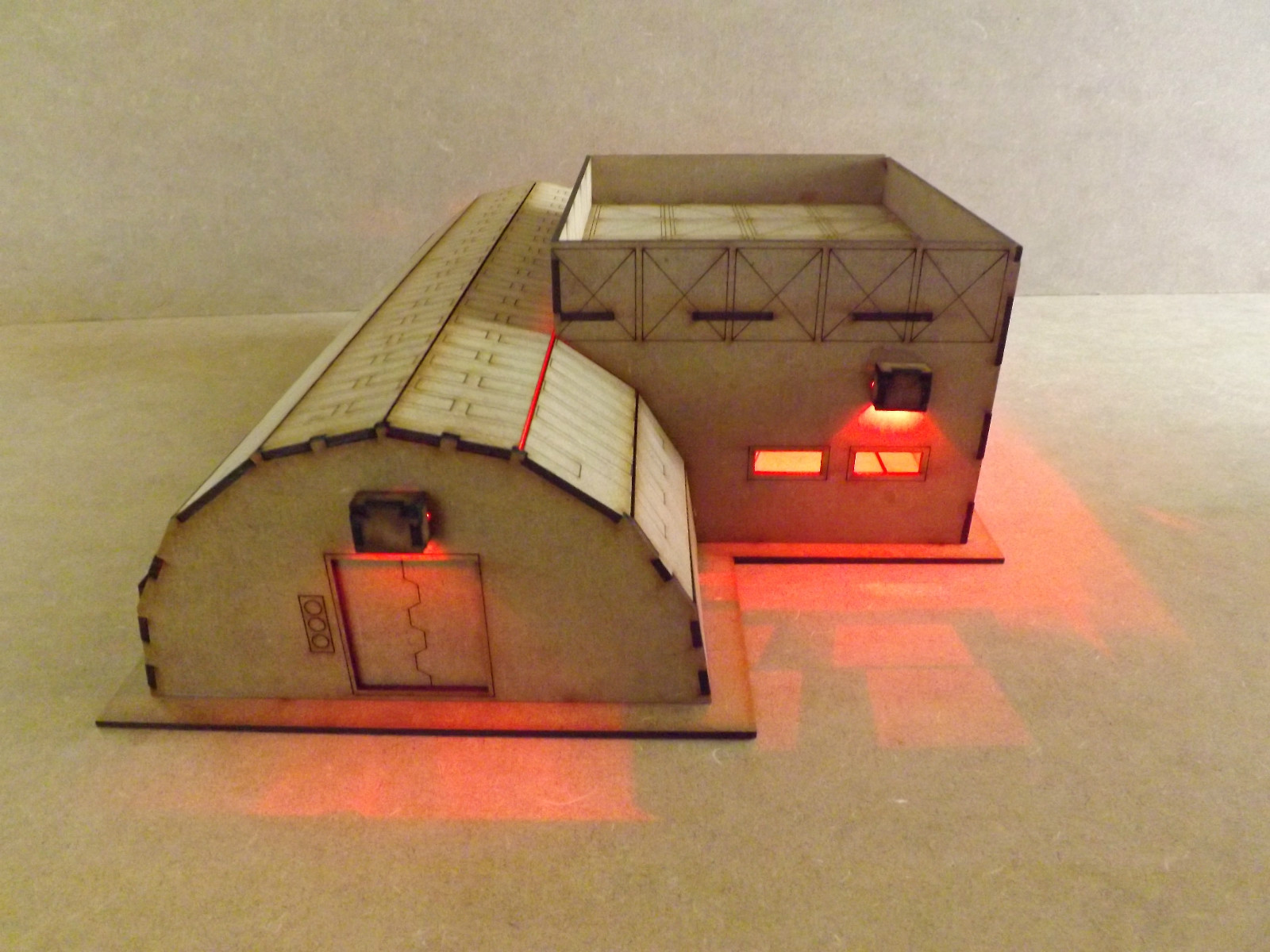 Troop Barracks tabletop 28mm wargame infinity building terrain scenery ...