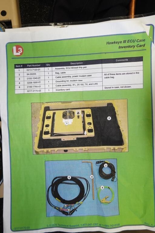L3 Harris Hawkeye III KU-Band VSAT Terminal / Fly-Away Satellite SATCOM ...