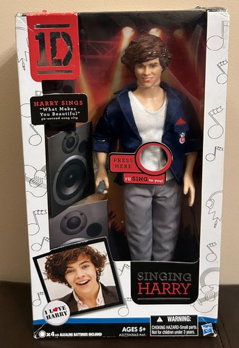 ONE DIRECTION SINGING HARRY STYLES DOLL NEW IN BOX *NEEDS BATTERIES ...