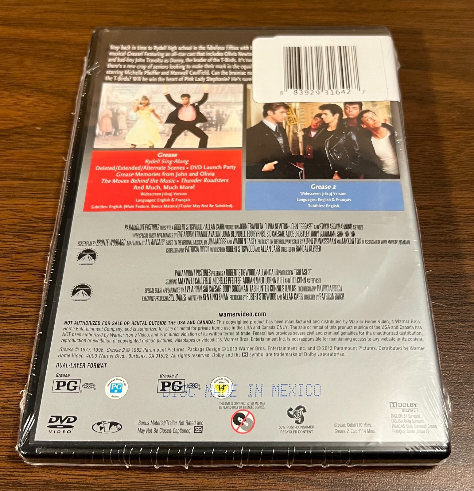 Grease/Grease 2 (DVD, 2013, 2-Disc Set) for sale online | eBay