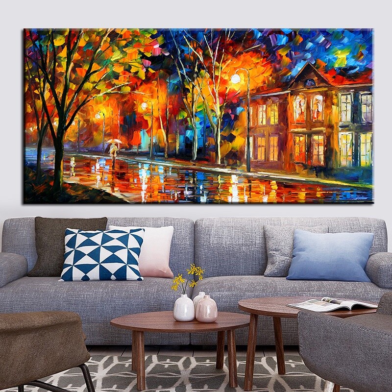 Abstract Scenery Canvas Art Painting Print Wall Decor Canvas Poster | eBay