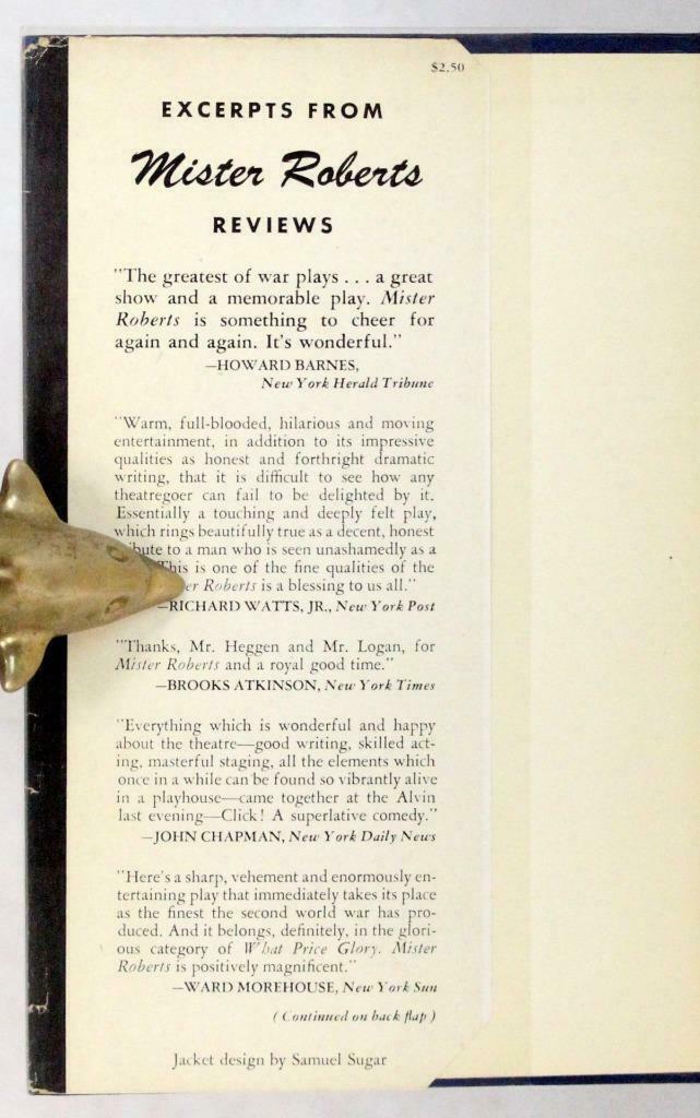 Thomas Heggen Signed First Edition 1948 Mister Roberts A Play Hardcover ...
