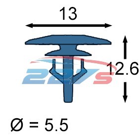 10x Bonnet Rubber Seal Clips, Fasteners for Engine Bay / Bonnet Seals ...